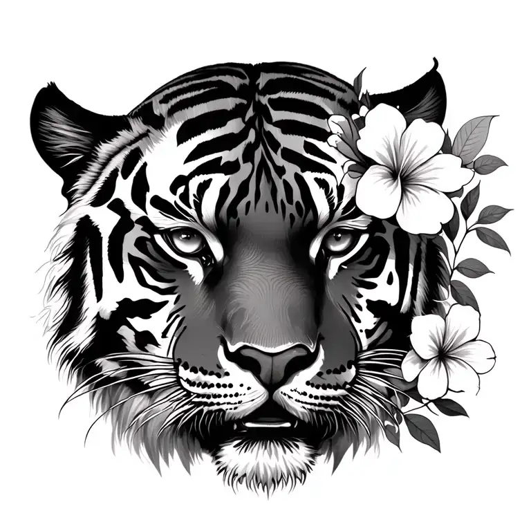 214+ Half Tiger Face Tattoo Ideas in 2025 - BlackInk AI