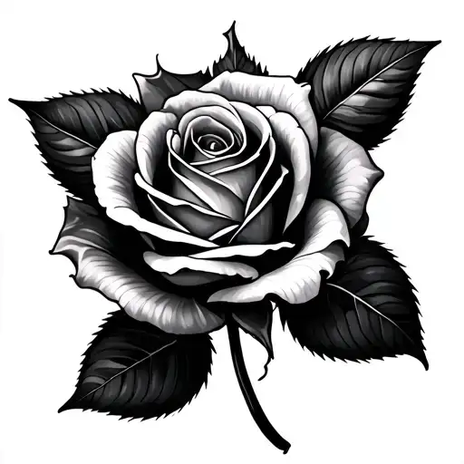 1017+ Fine Line Rose Tattoo Ideas - BlackInk AI