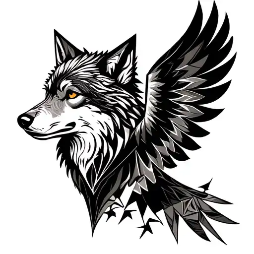 1417+ Eagle And Wolf Tattoo Ideas in 2025 - BlackInk AI
