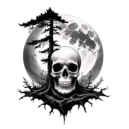 2930+ Forest Moon Tattoo Ideas - BlackInk AI