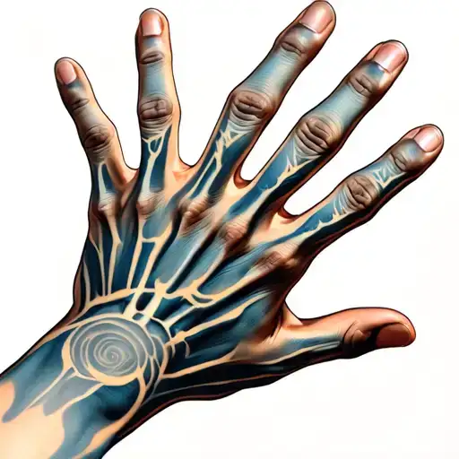 Realism "Hyper Realistic Tattoo Design Of A..." Tattoo - BlackInk AI