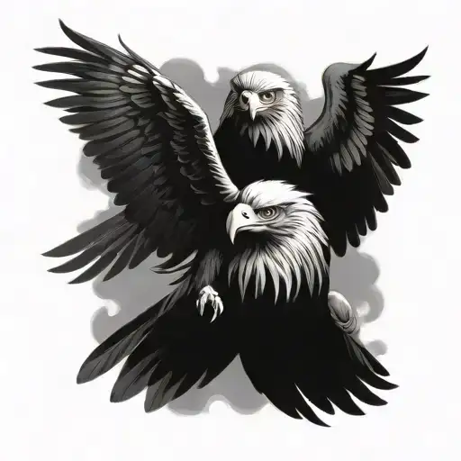 1417+ Eagle And Wolf Tattoo Ideas in 2025 - BlackInk AI