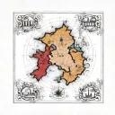 Neo-Traditional "Neg Maron And Haiti Map That Is Drawn..." Tattoo ...