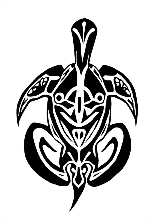 Taino turtle tattoo - Bronctattooaus.com