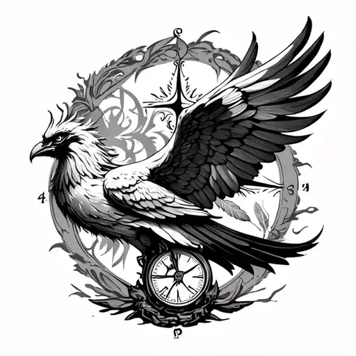 905+ Black Phoenix Tattoo Ideas - BlackInk AI