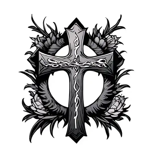 2239+ Cross With Words Tattoo Ideas in 2025 - BlackInk AI