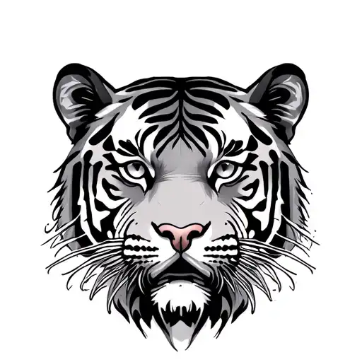 214+ Half Tiger Face Tattoo Ideas in 2025 - BlackInk AI