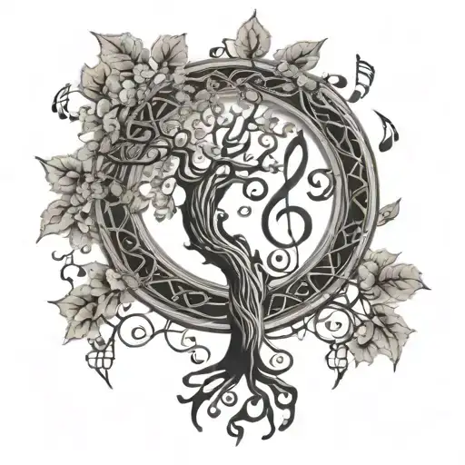 1412+ Music Tree Tattoo Ideas in 2025 - BlackInk AI