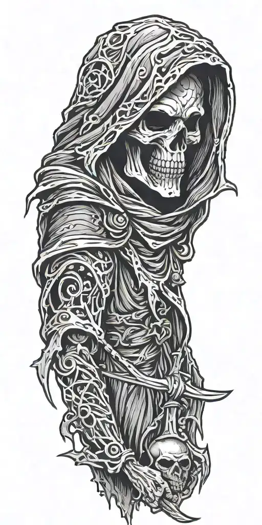 12349+ Grim Reaper Tattoo Ideas in 2025 - BlackInk AI