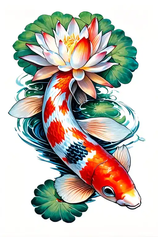 783+ Koi And Lotus Tattoo Ideas - BlackInk AI