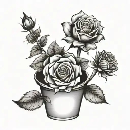 3679+ Rose And Daisy Tattoo Ideas in 2025 - BlackInk AI