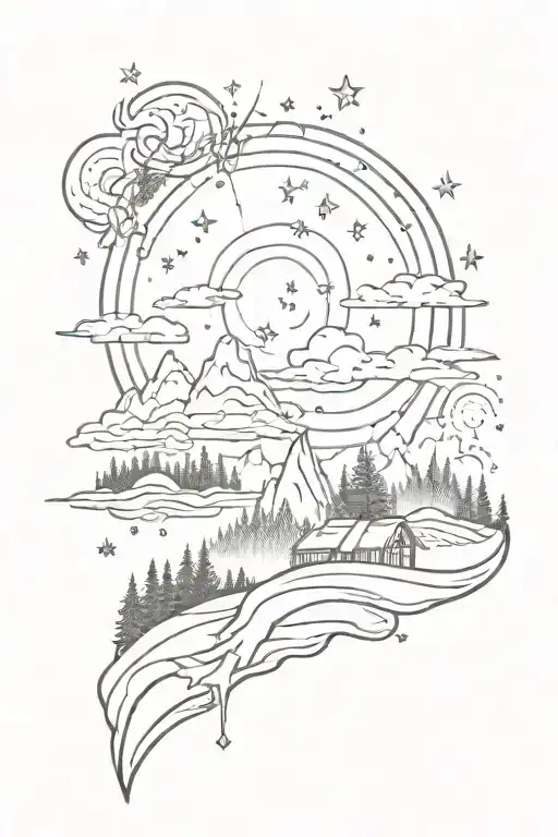 1113+ Northern Lights Tattoo Ideas - BlackInk AI