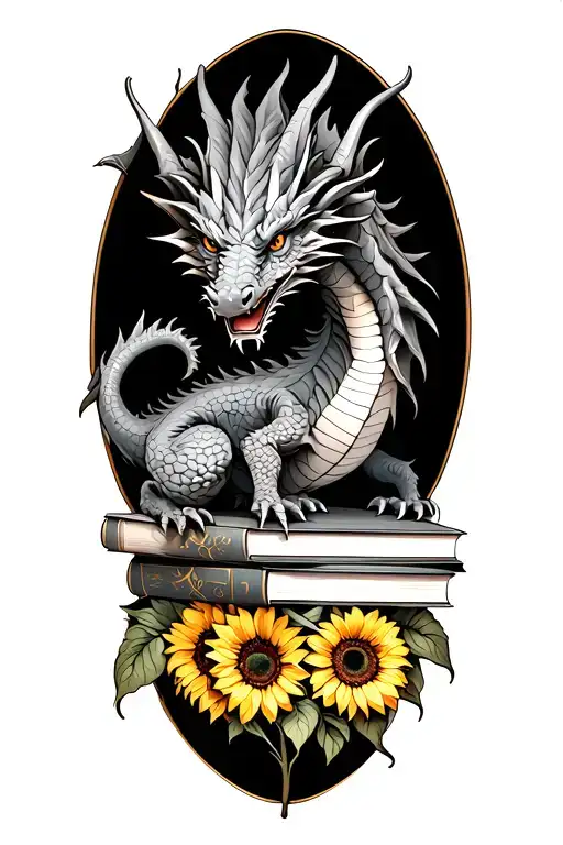 2212+ Dragon With Books Tattoo Ideas in 2025 - BlackInk AI
