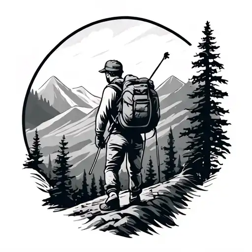 3707+ Hiking Tattoo Ideas in 2025 - BlackInk AI