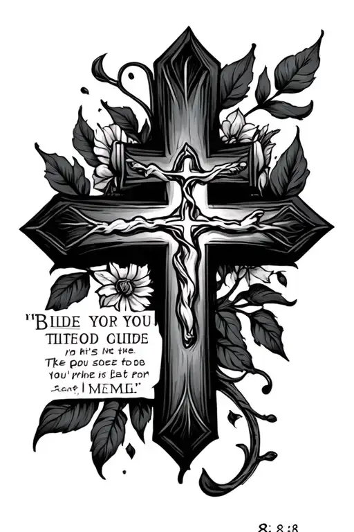 1610+ Cross And Bible Verse Tattoo Ideas - BlackInk AI
