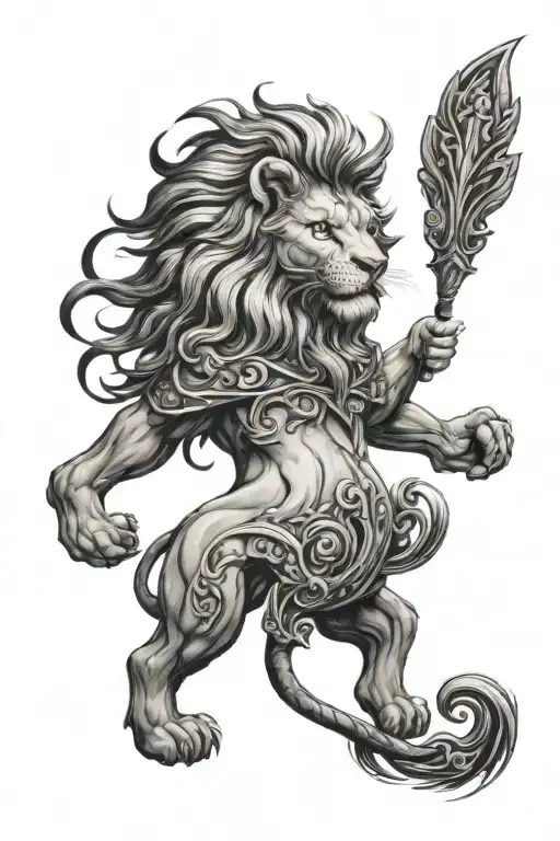 398+ Lion Sign Tattoo Ideas - BlackInk AI