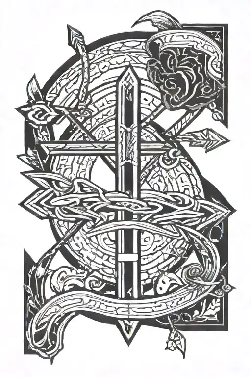 3021+ Bow And Arrow Tattoo Ideas - BlackInk AI