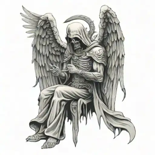 2317+ Angel Of Death Tattoo Ideas in 2025 - BlackInk AI
