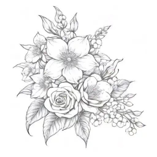 5204+ Lily Rose Tattoo Ideas in 2025 - BlackInk AI