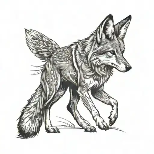 919+ Coyote Tattoo Ideas in 2025 - BlackInk AI