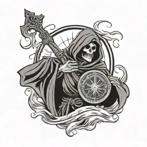 12393+ Grim Reaper Tattoo Ideas in 2025 - BlackInk AI