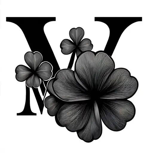 Black and Grey "Minimalist And Elegant Tattoo For Four..." Tattoo ...