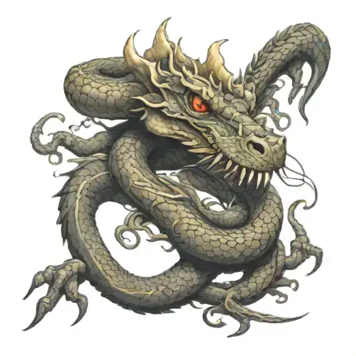 2085+ Snake And Dragon Tattoo Ideas in 2025 - BlackInk AI