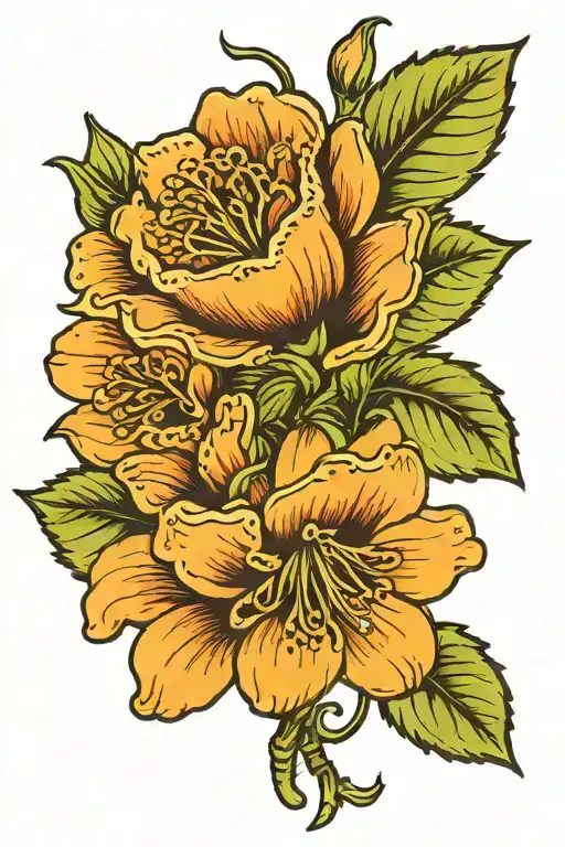 3447+ June Birth Flower Tattoo Ideas - BlackInk AI
