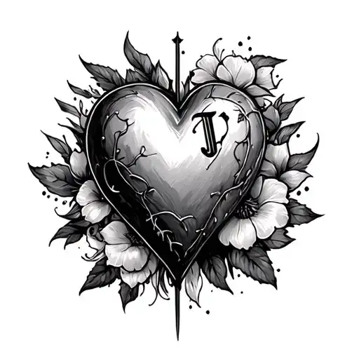 855+ Heart With J Tattoo Ideas in 2025 - BlackInk AI