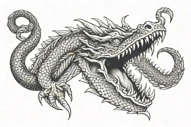 2112+ Dragon Snake Tattoo Ideas in 2025 - BlackInk AI