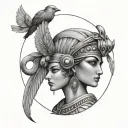 Black and Grey "Aile Maat Egyptian Goddess Of Balance..." Tattoo ...