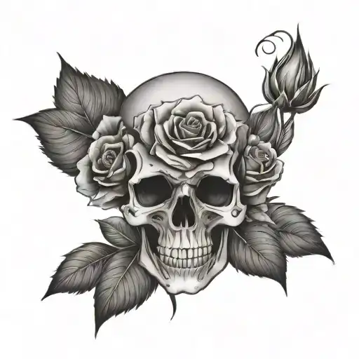 21686+ Rose And Skull Tattoo Ideas in 2025 - BlackInk AI