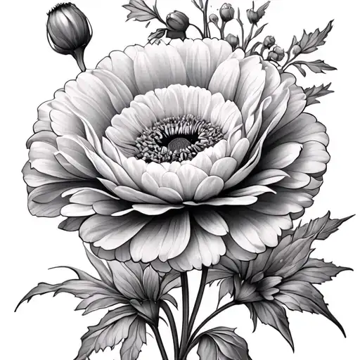 1073+ Poppy And Chrysanthemum Tattoo Ideas in 2025 - BlackInk AI