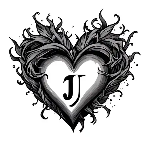 824+ Heart With J Tattoo Ideas in 2025 - BlackInk AI
