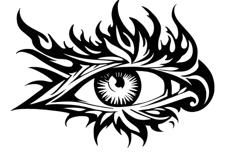 949+ Fire Eye Tattoo Ideas - BlackInk AI