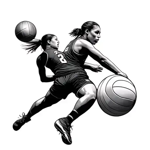 1538+ Volleyball Tattoo Ideas - BlackInk AI