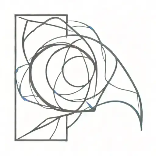 Minimalist "Valorant Abilities Blending" Tattoo - BlackInk AI
