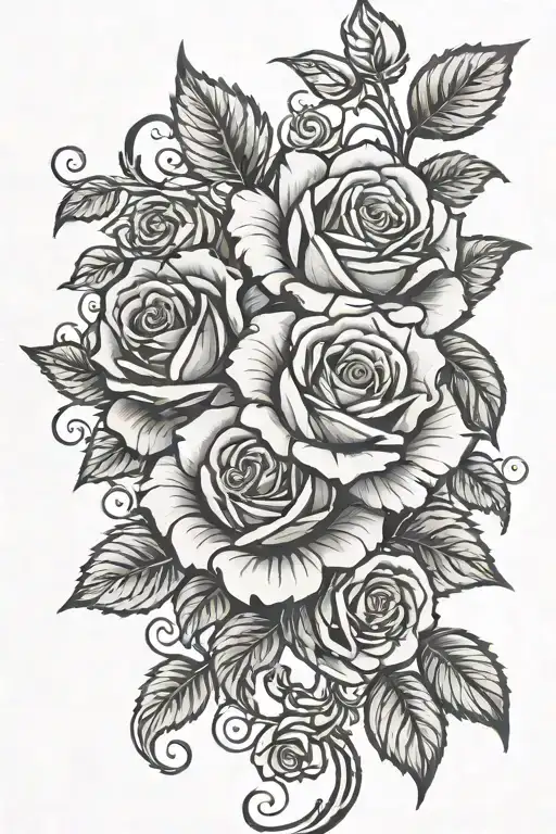 4944+ Rose With Vines Tattoo Ideas in 2025 - BlackInk AI