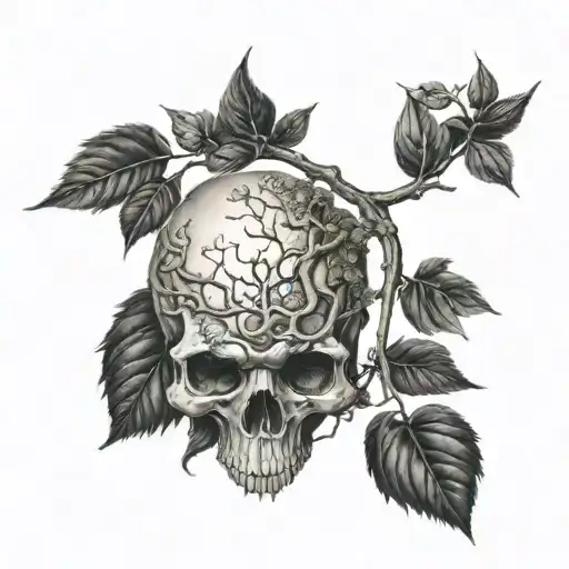 Poison Tree Temporary Tattoo - BlackInk AI