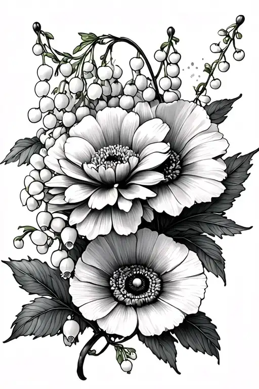 1073+ Poppy And Chrysanthemum Tattoo Ideas in 2025 - BlackInk AI
