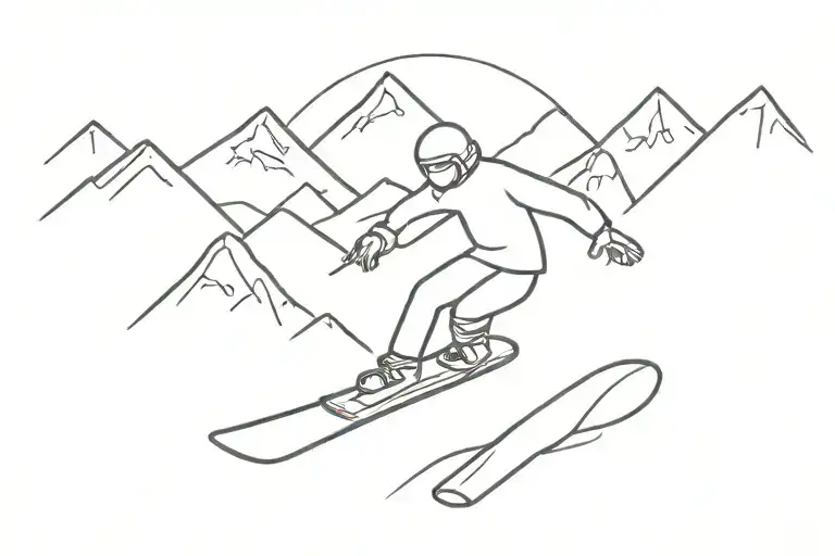2122+ Snowboarder Tattoo Ideas in 2025 - BlackInk AI