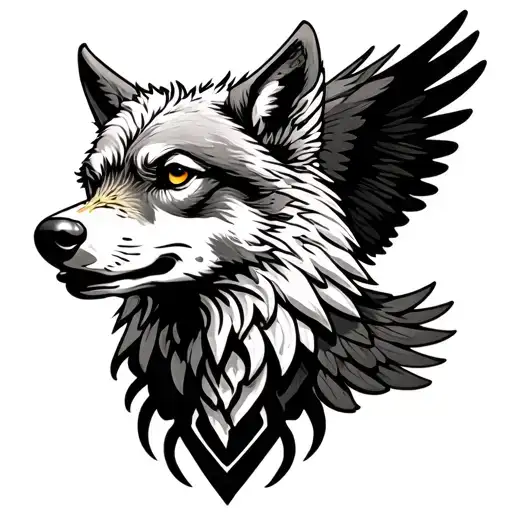 1417+ Eagle And Wolf Tattoo Ideas in 2025 - BlackInk AI