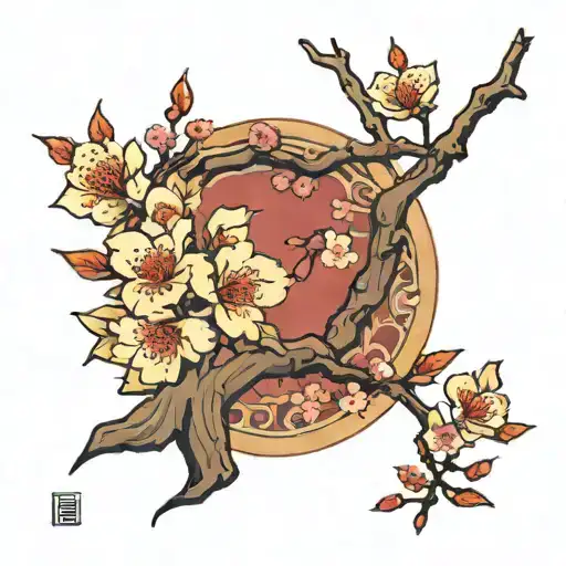 589+ Sakura Branch Tattoo Ideas - BlackInk AI