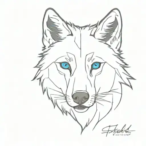 1770+ Wolf With Blue Eyes Tattoo Ideas in 2025 - BlackInk AI
