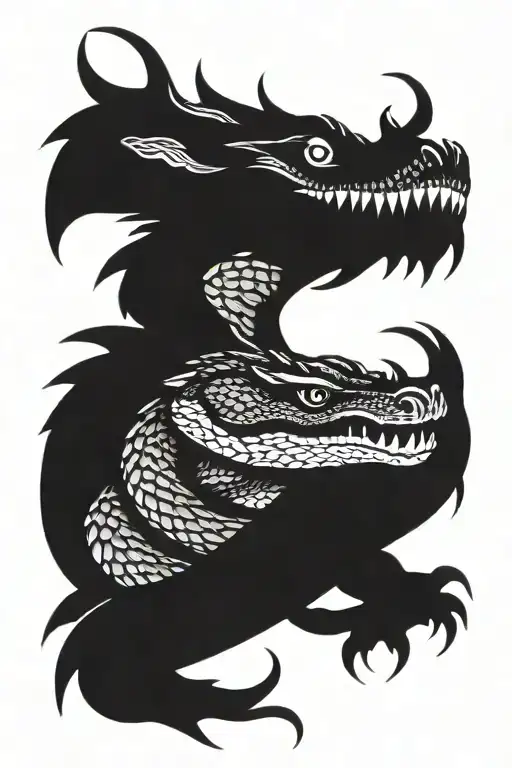 2112+ Dragon Snake Tattoo Ideas in 2025 - BlackInk AI