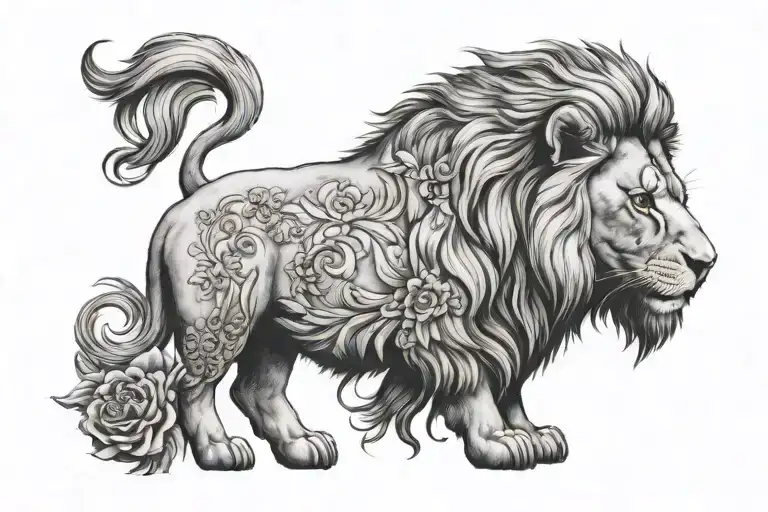 1004+ Lion And Lamb Tattoo Ideas - BlackInk AI