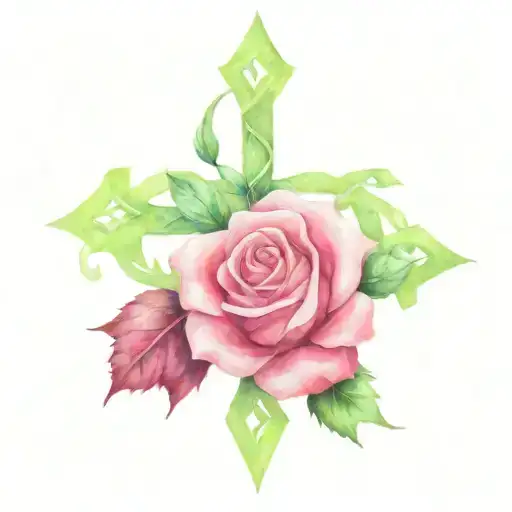4975+ Rose Thorn Tattoo Ideas - BlackInk AI
