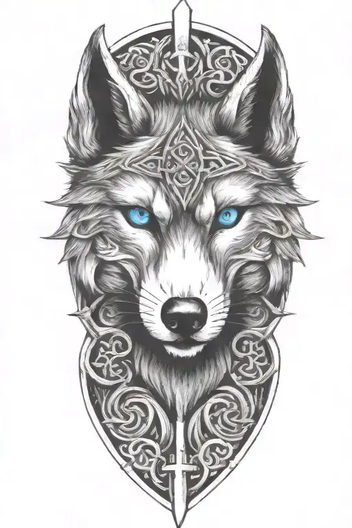 1796+ Blue Eyed Wolf Tattoo Ideas in 2025 - BlackInk AI