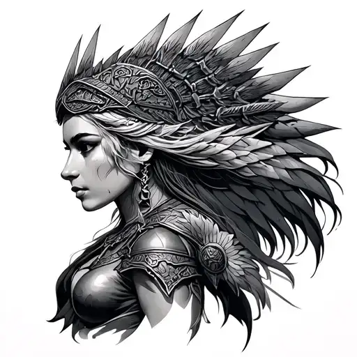 3147+ Valkyrie Tattoo Ideas in 2025 - BlackInk AI