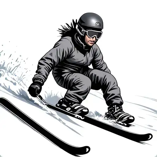 2447+ Skiing Tattoo Ideas in 2025 - BlackInk AI